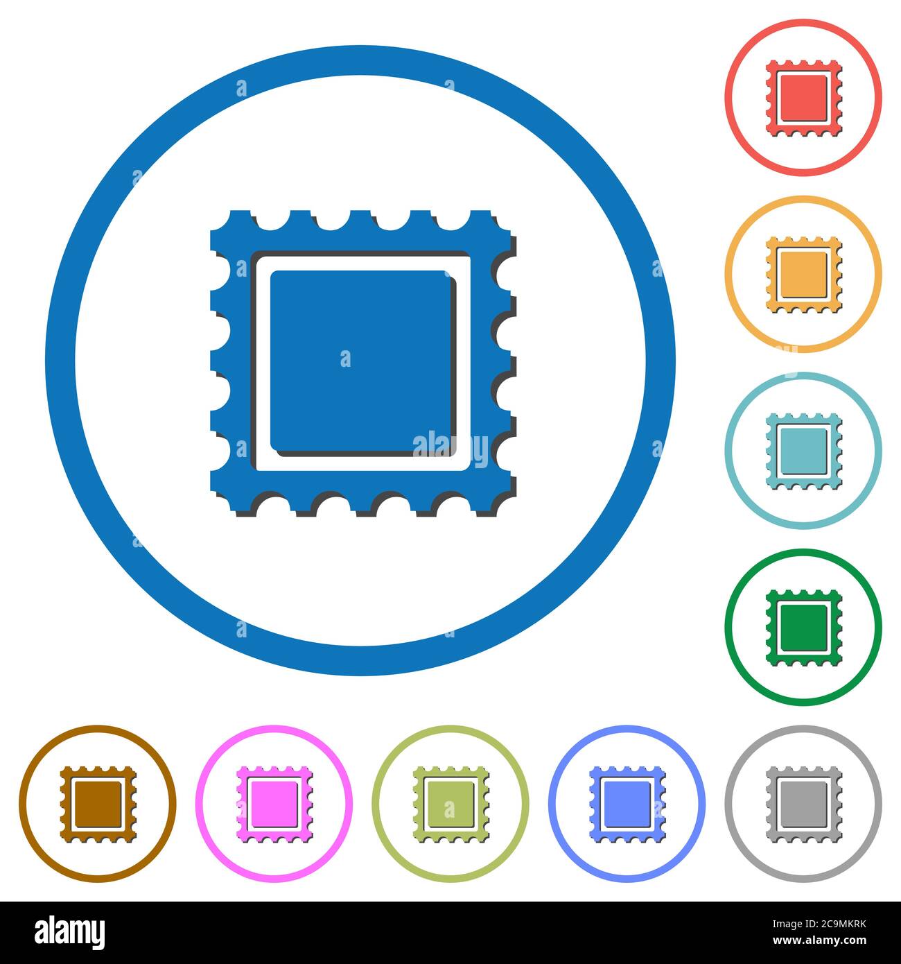 Perforated outlines Stock Vector Images - Alamy