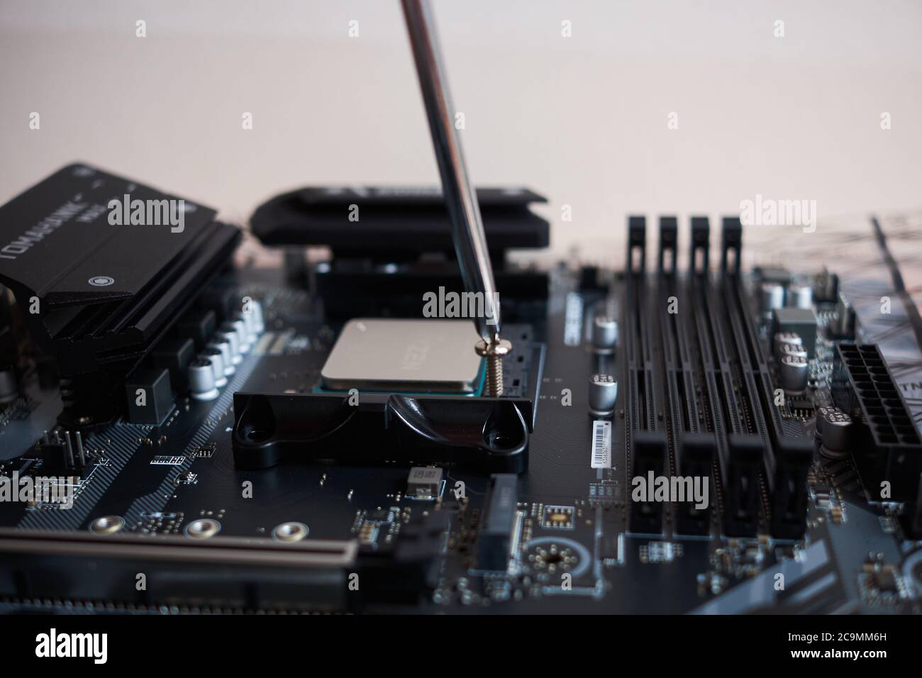 Building new gaming PC at home Stock Photo - Alamy