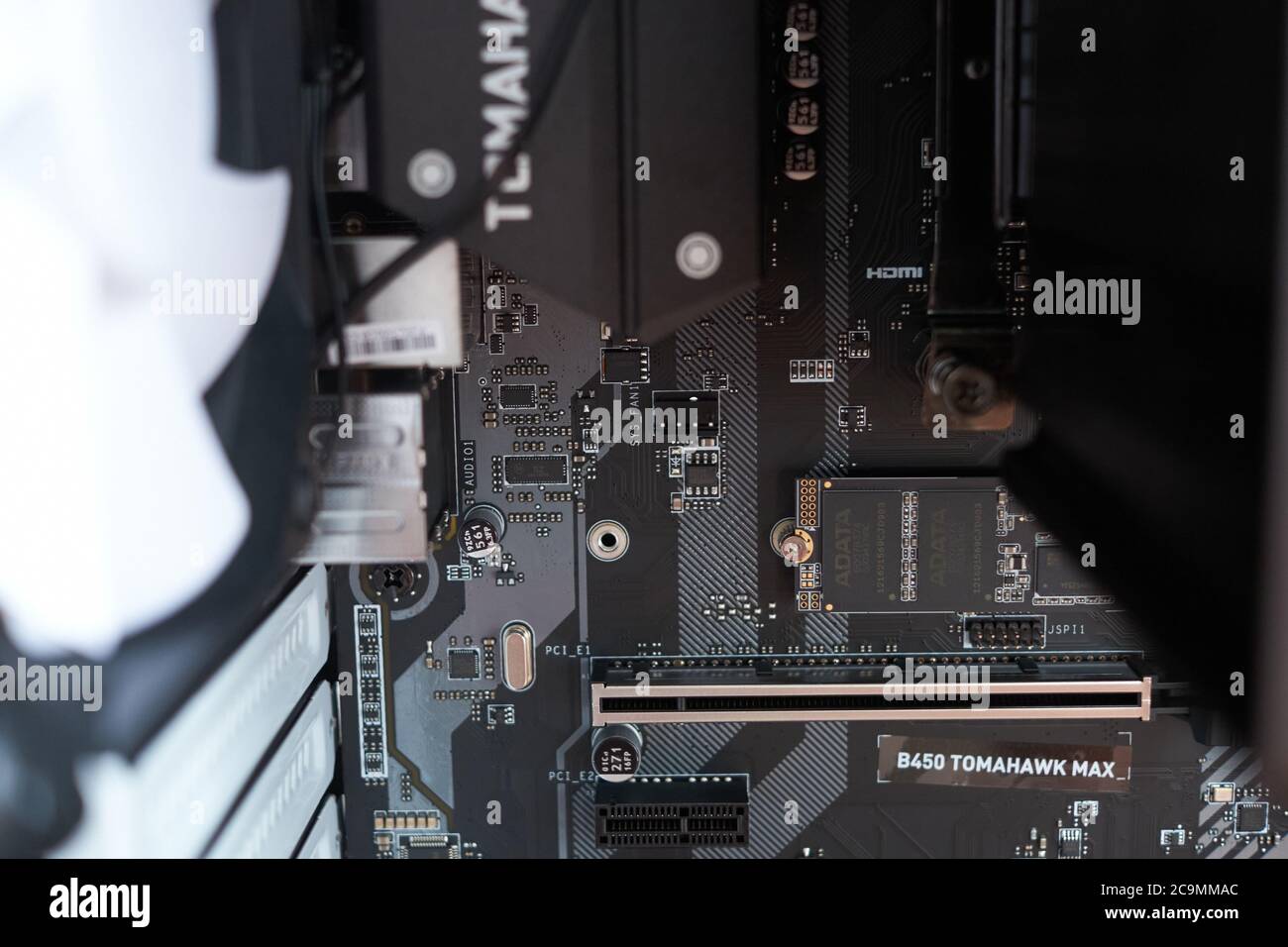 Building new gaming PC at home Stock Photo - Alamy
