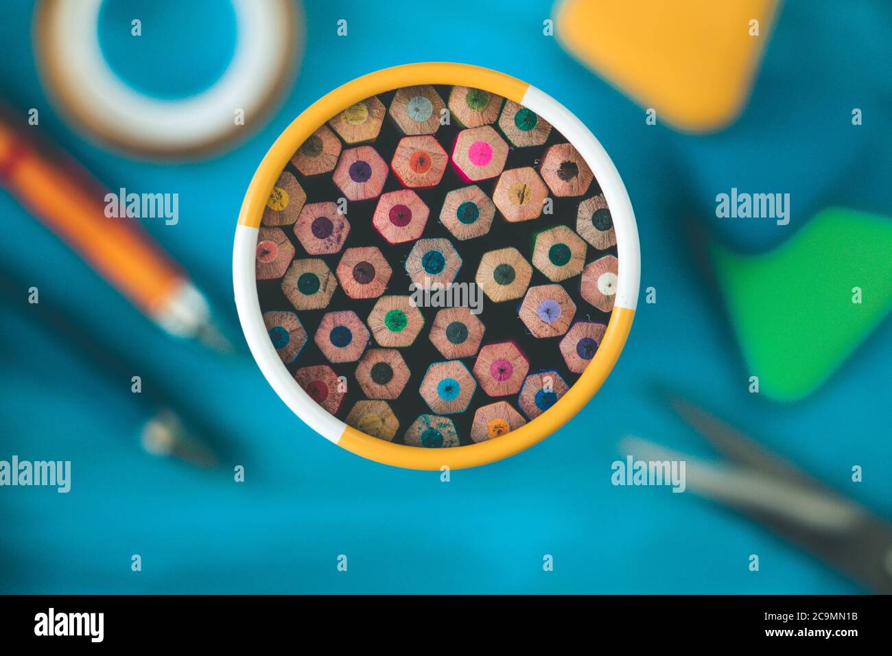 school supplies, student tools and supplies Stock Photo - Alamy