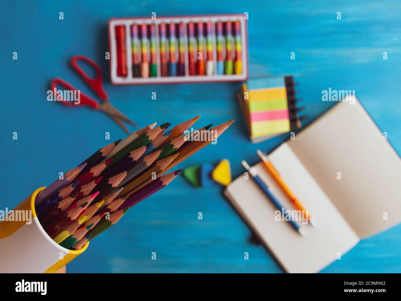school supplies, student tools and supplies Stock Photo - Alamy