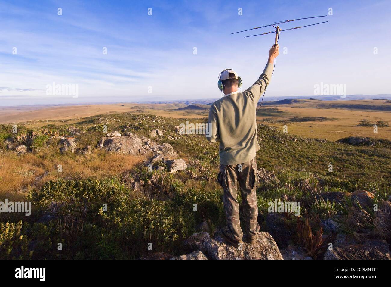 National Park Serra da Canastra; Scientific tracking radio-collared ...