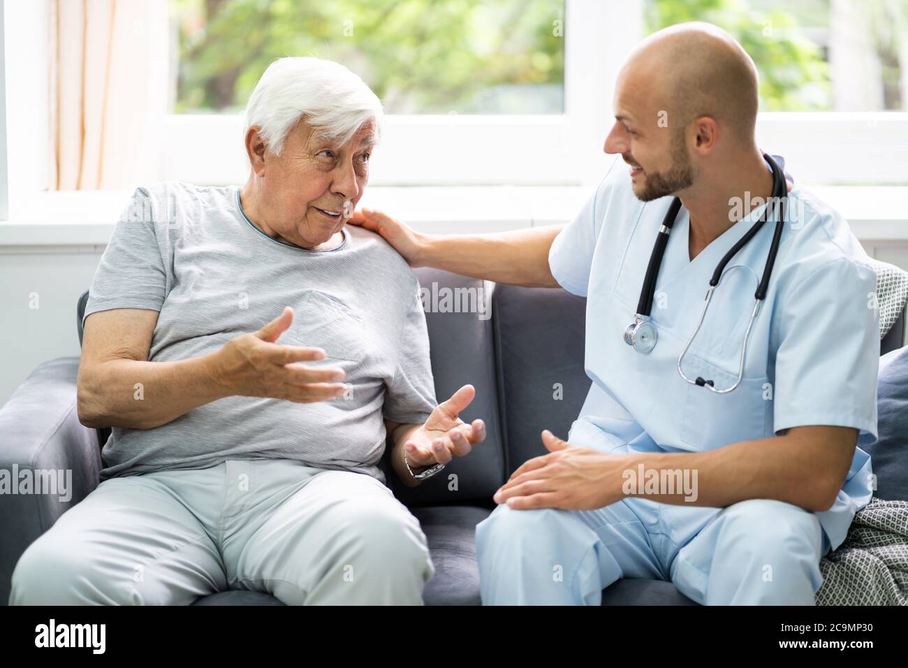 Nursing old man hi-res stock photography and images - Alamy