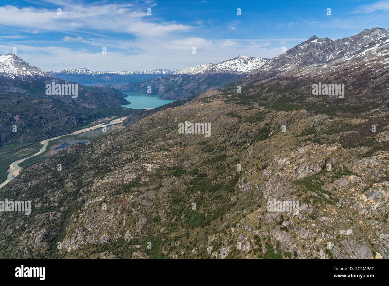 Laguna San Rafael National Park, Aerial view, Aysen Region, Patagonia ...