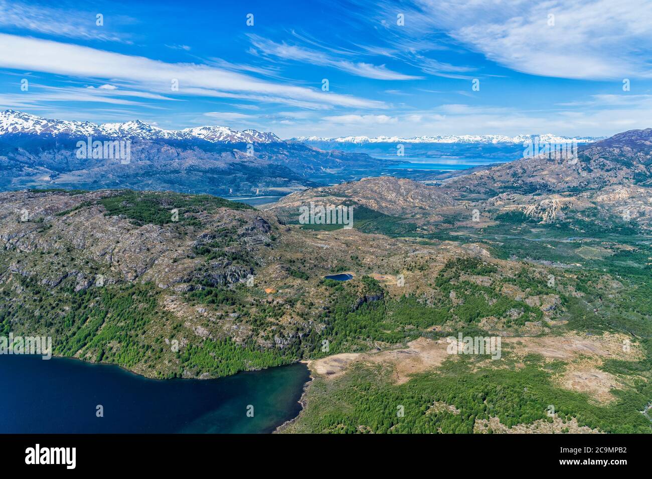 Laguna San Rafael National Park, Aerial view, Aysen Region, Patagonia ...