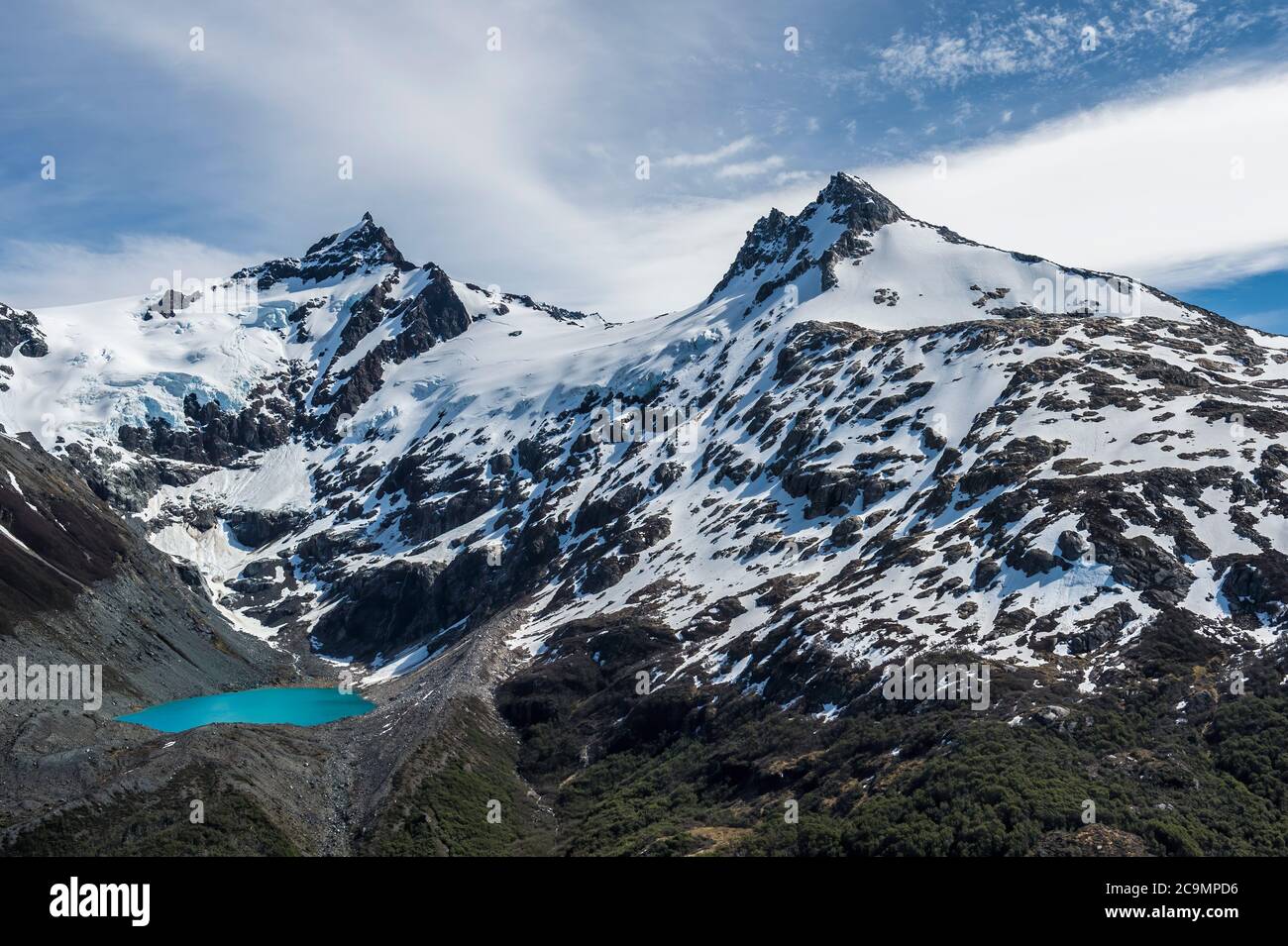 Laguna San Rafael National Park, Aerial view, Aysen Region, Patagonia ...