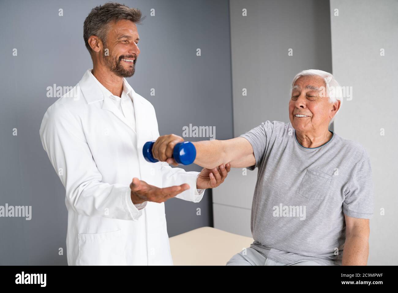 Physical Therapy Elderly Therapist In Physiotherapy Rehab Training ...