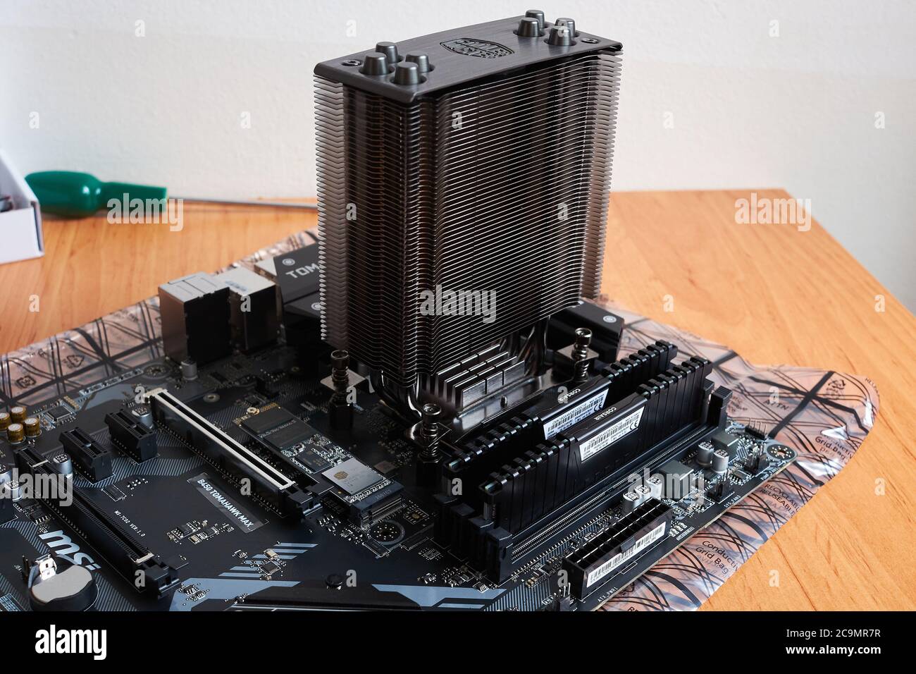 Building new gaming PC at home Stock Photo - Alamy