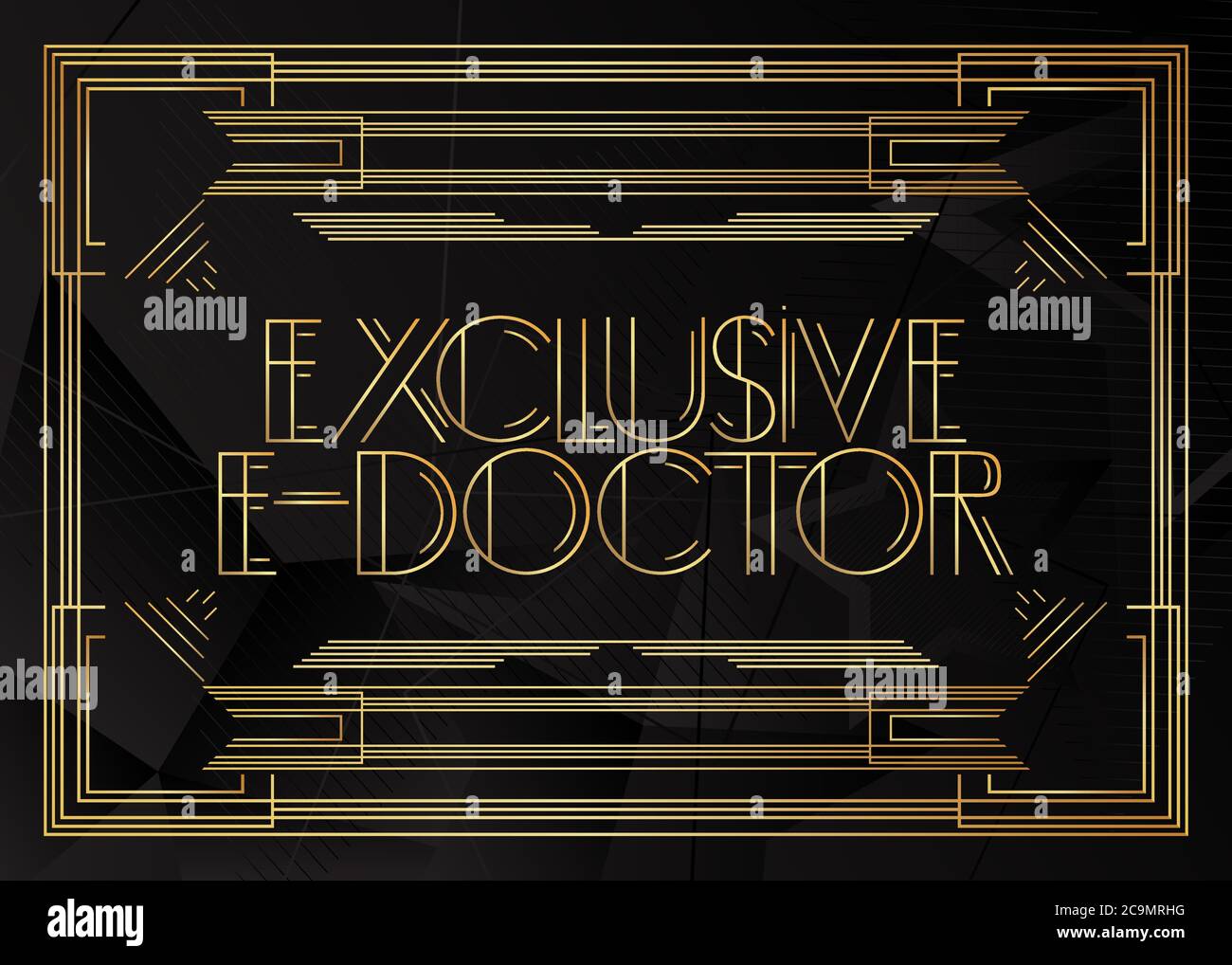 Doctor home 1930s Stock Vector Images - Alamy