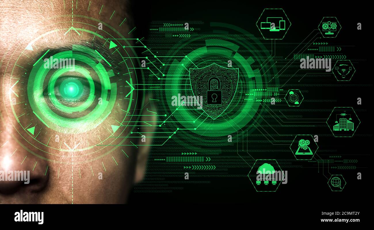 Retinal scan hi-res stock photography and images - Alamy