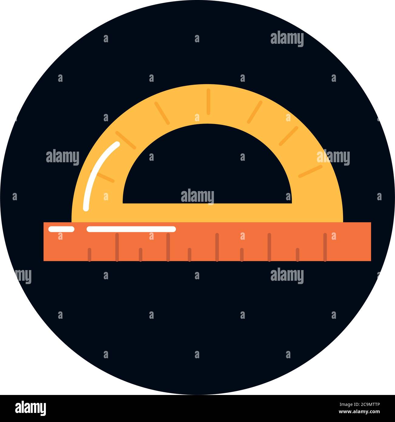 school education supply geometric protractor measure block and flat ...