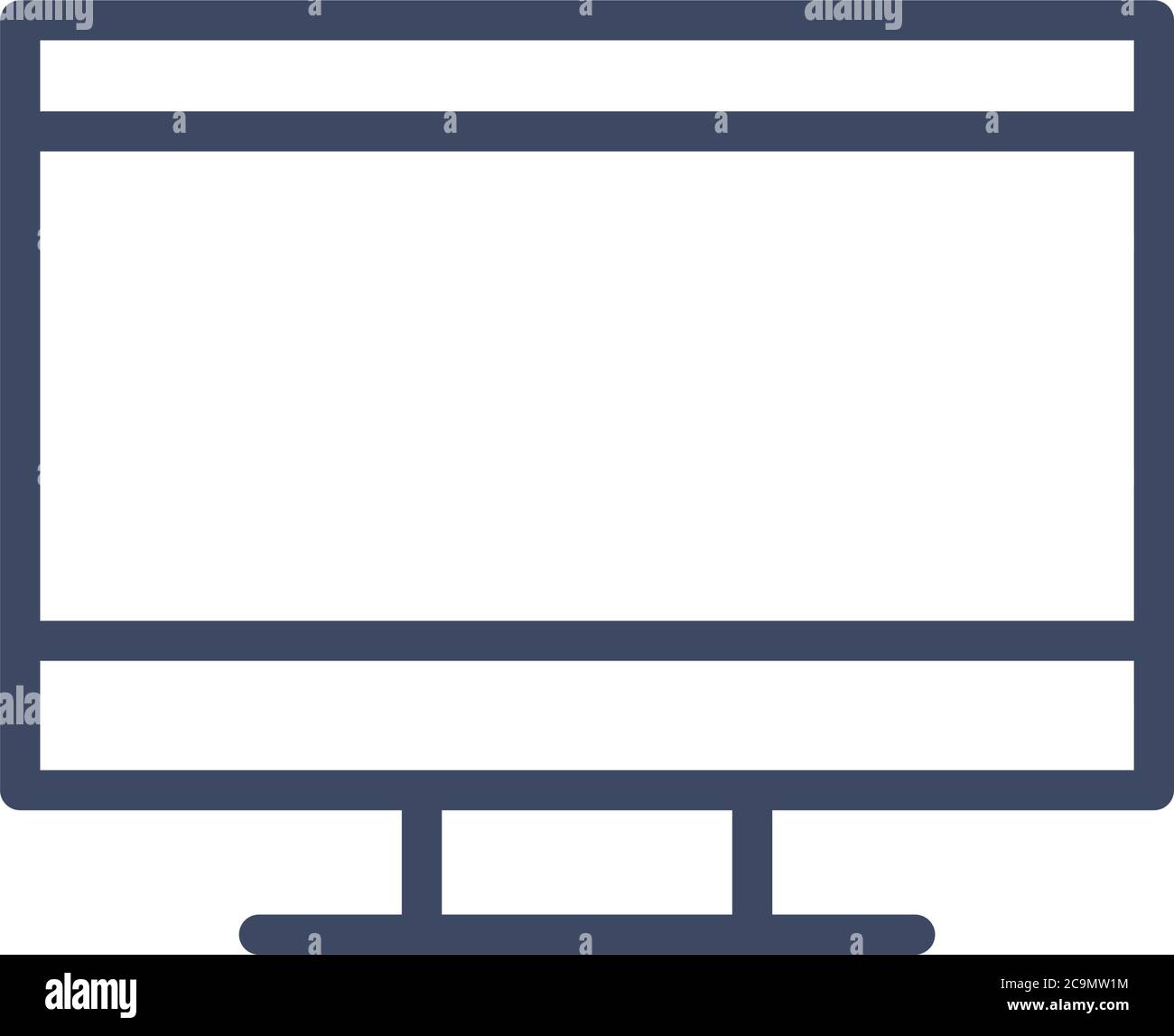 Computer line style icon design, Digital technology communication ...
