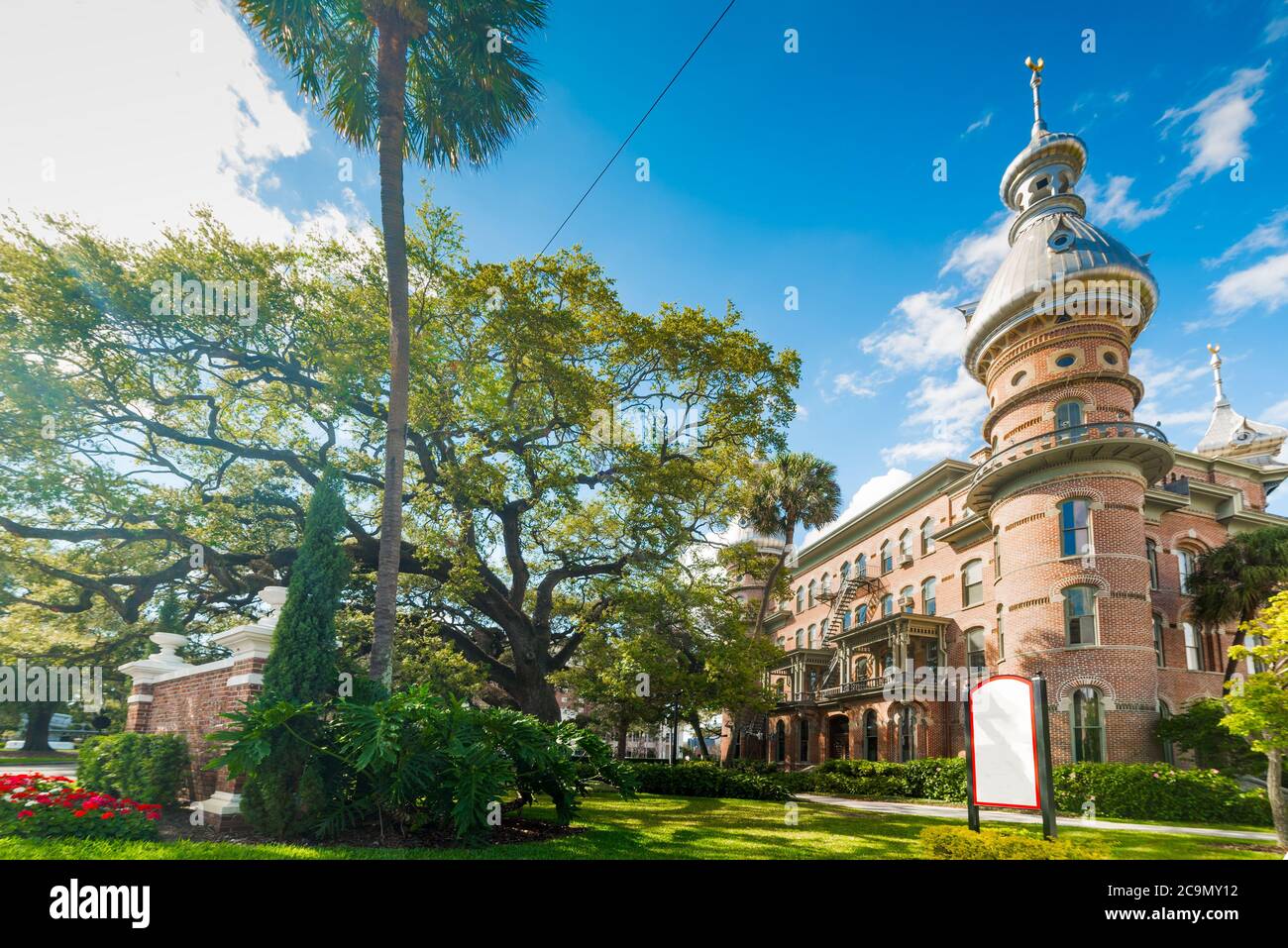 University of Tampa under a shining sun. Florida, USA Stock Photo - Alamy