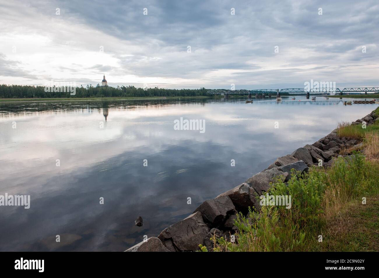 Bridge from haparanda to tornio hi-res stock photography and images - Alamy
