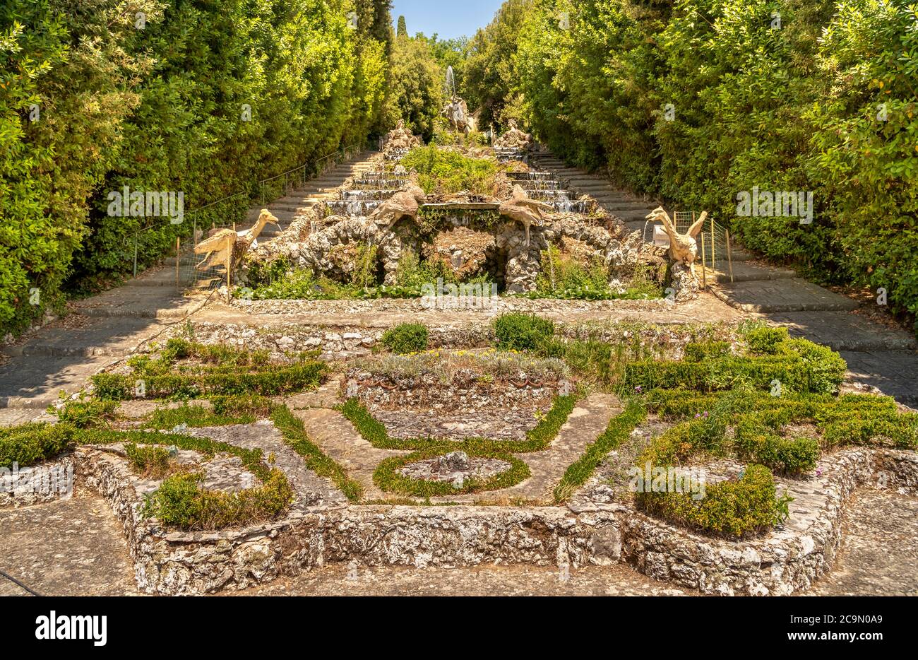 Historic Garden Garzoni in Collodi, in the municipality of Pescia ...