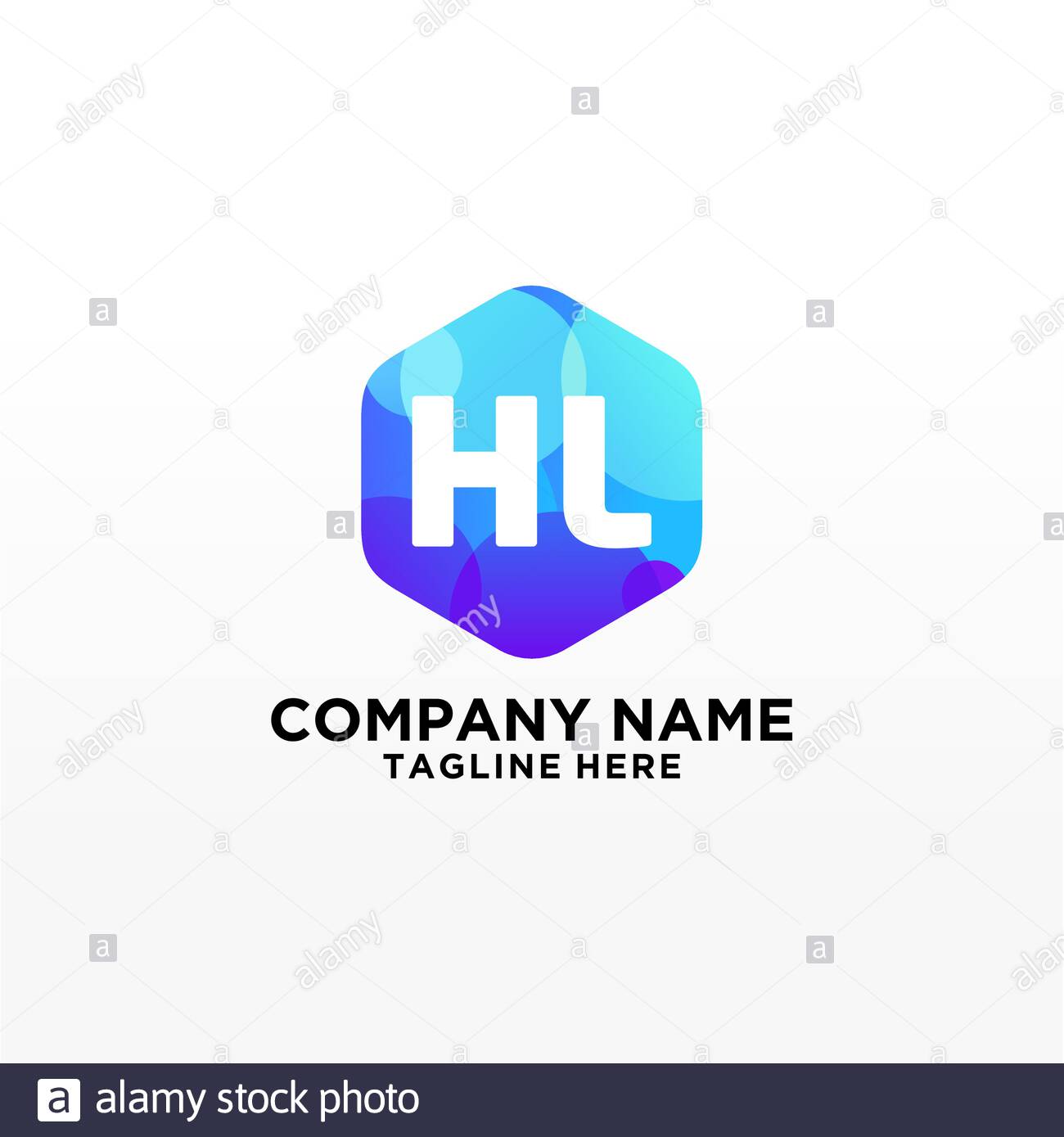 Letter Hl Logo High Resolution Stock Photography and Images - Alamy
