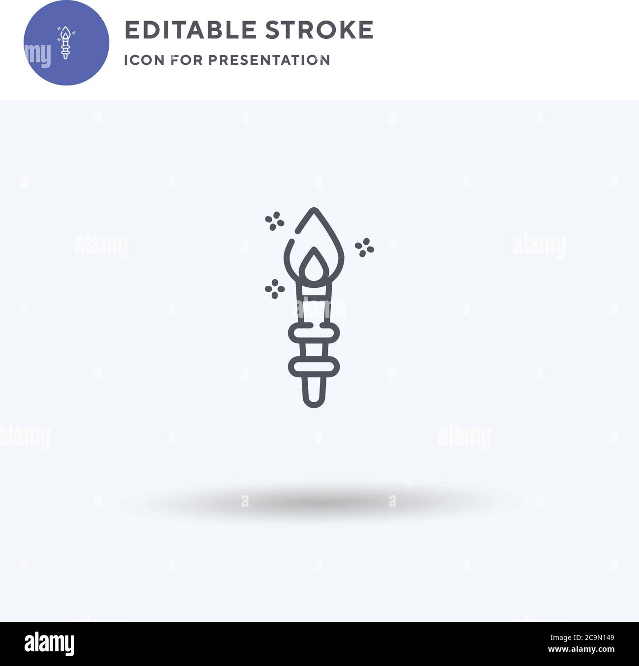 Pyre icon vector, filled flat sign, solid pictogram isolated on white ...