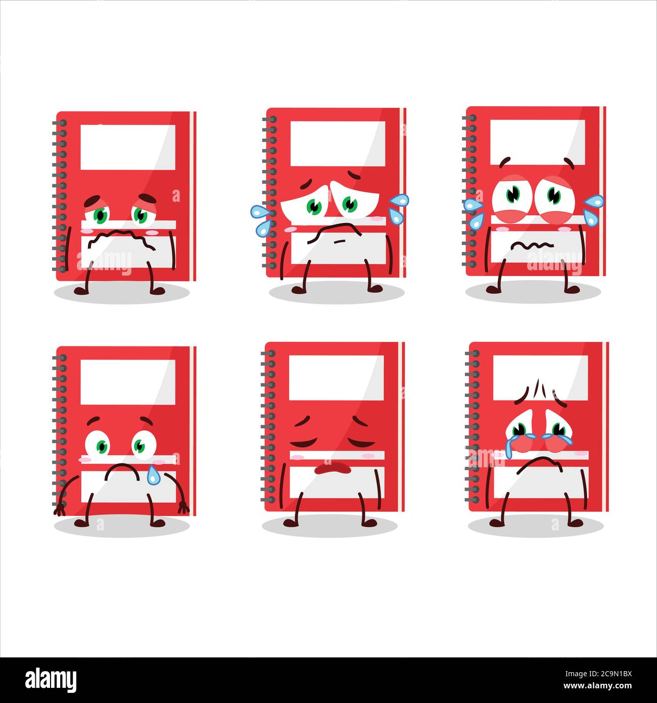 Document catalog character Stock Vector Images - Alamy