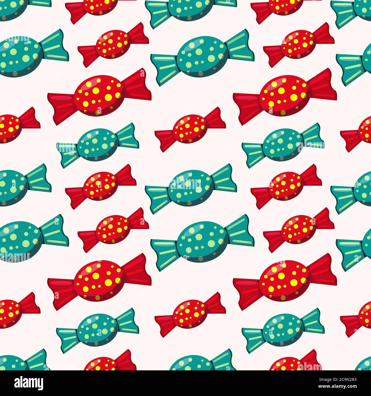 Girly christmas seamless pattern Stock Vector Images - Alamy