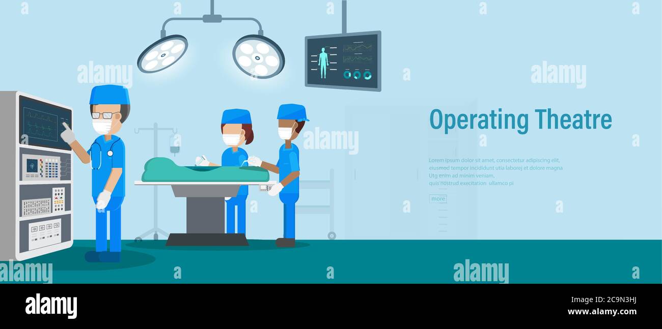 Operating room Stock Vector Images - Alamy