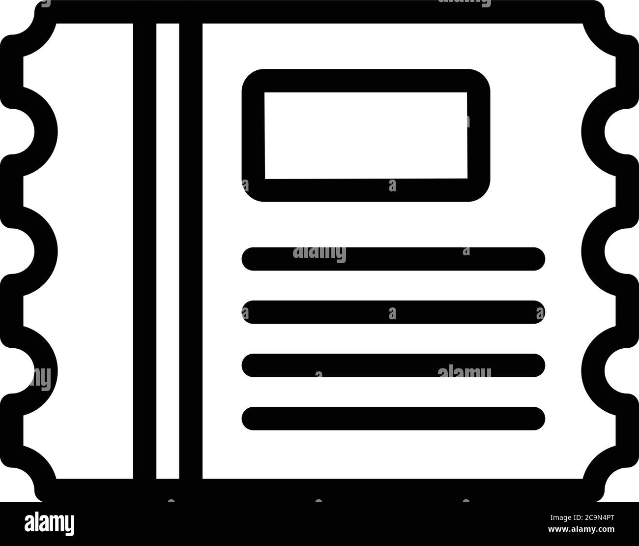 Vintage bus ticket Stock Vector Images - Alamy