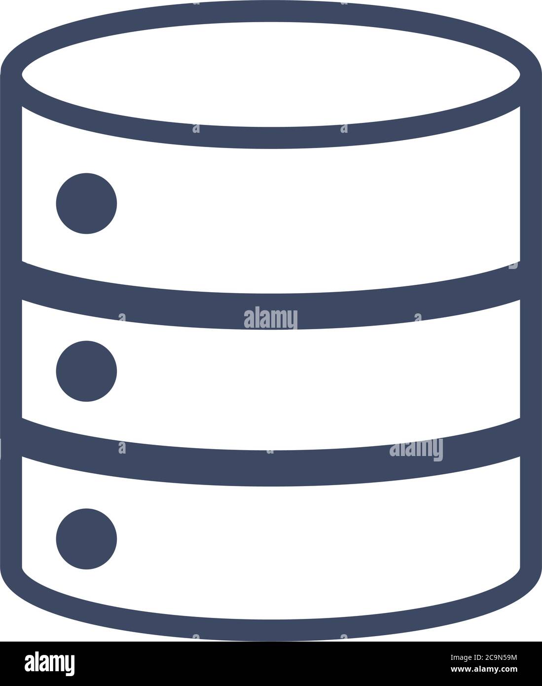 Web hosting line style icon design, Data center base security system hardware technology ...