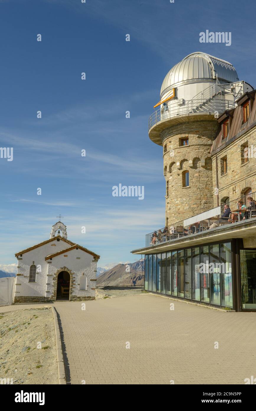 Observatory hotel view famous zermatt hi-res stock photography and ...