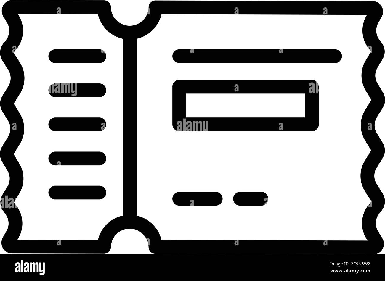 Vintage bus ticket Stock Vector Images - Alamy