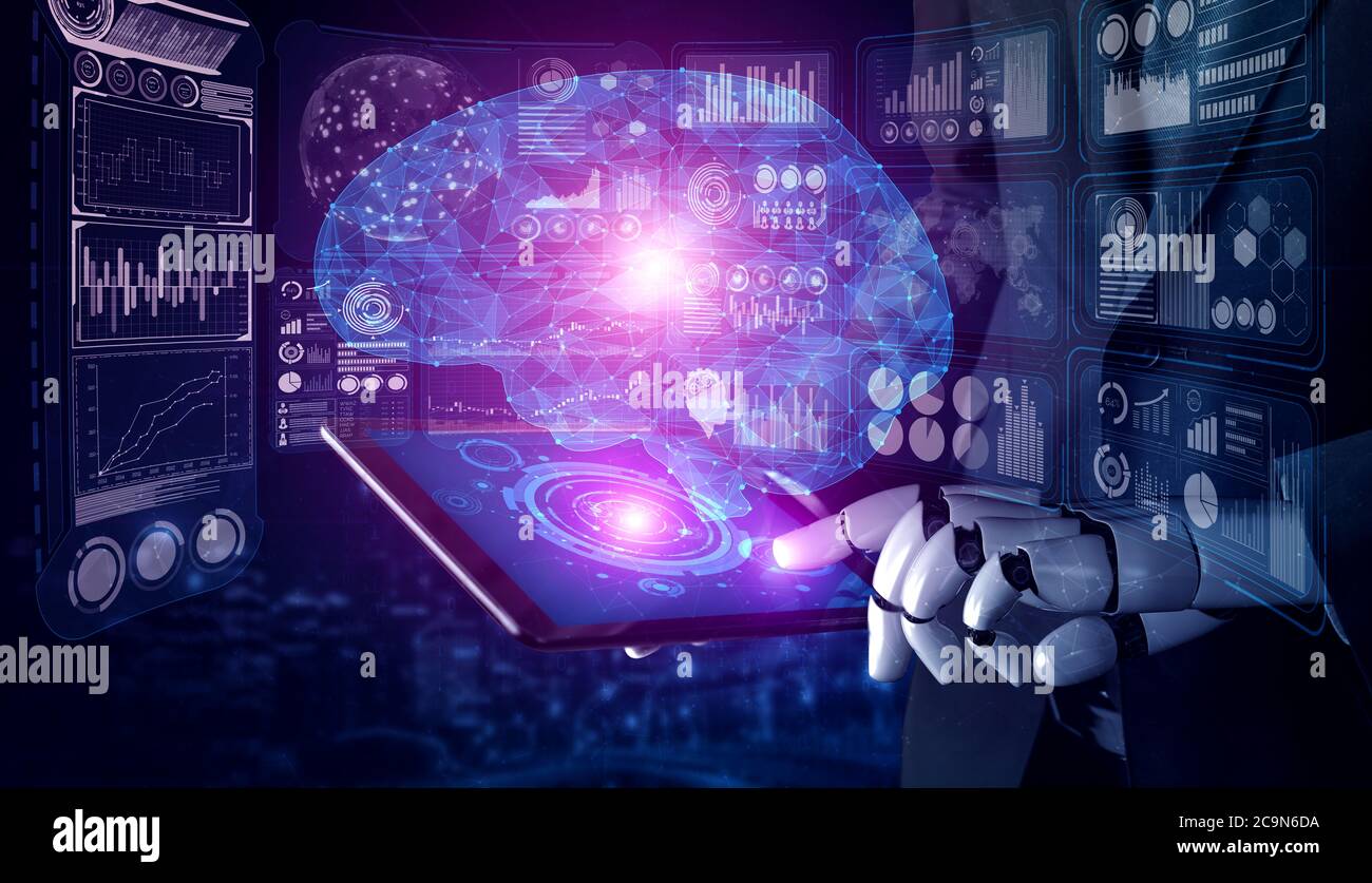 Stock market robot trading hi-res stock photography and images - Alamy