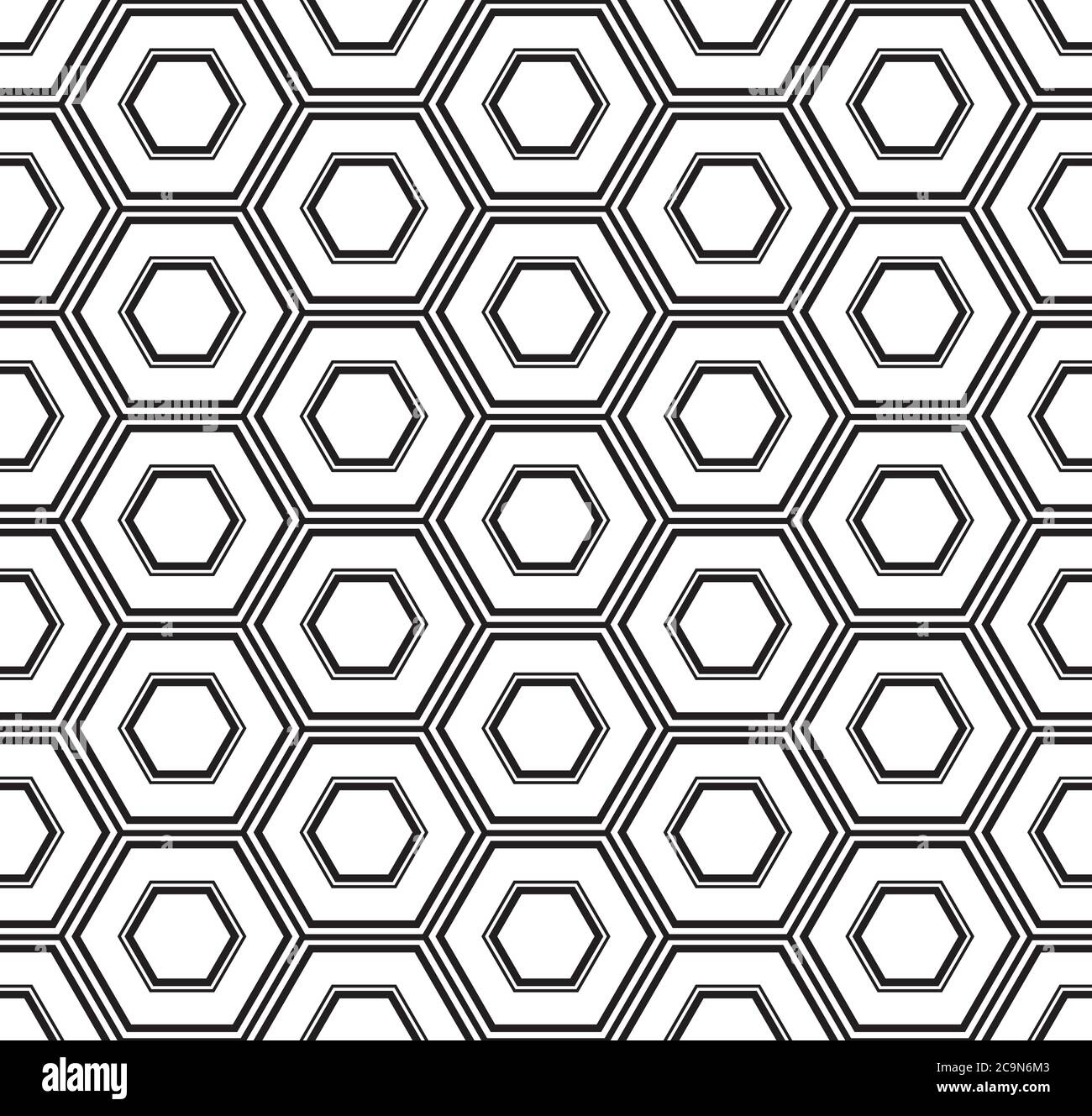 Geometric Honeycomb Pattern