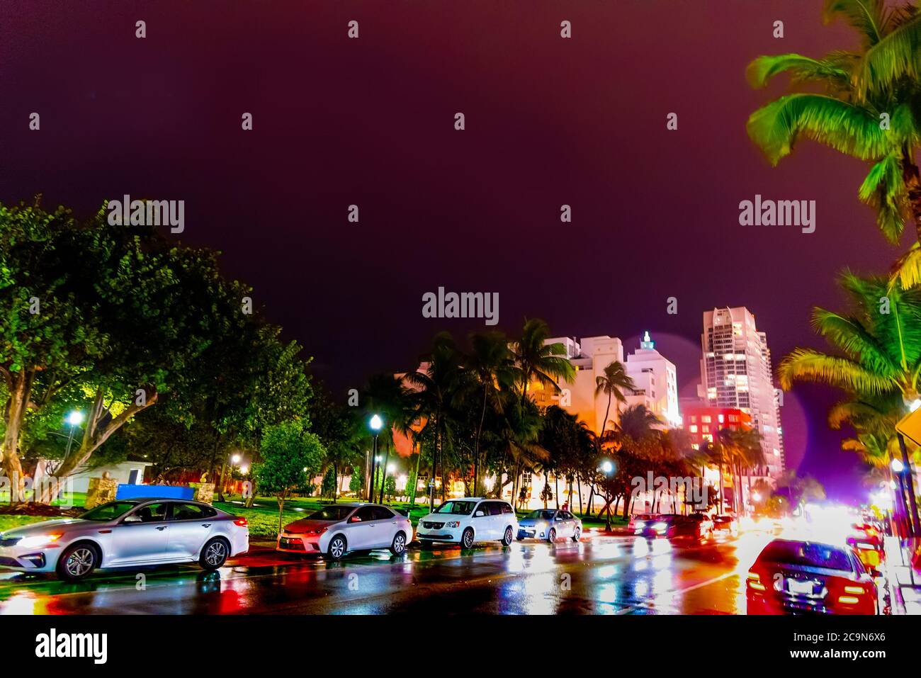 Romantic view miami beach hi-res stock photography and images - Alamy