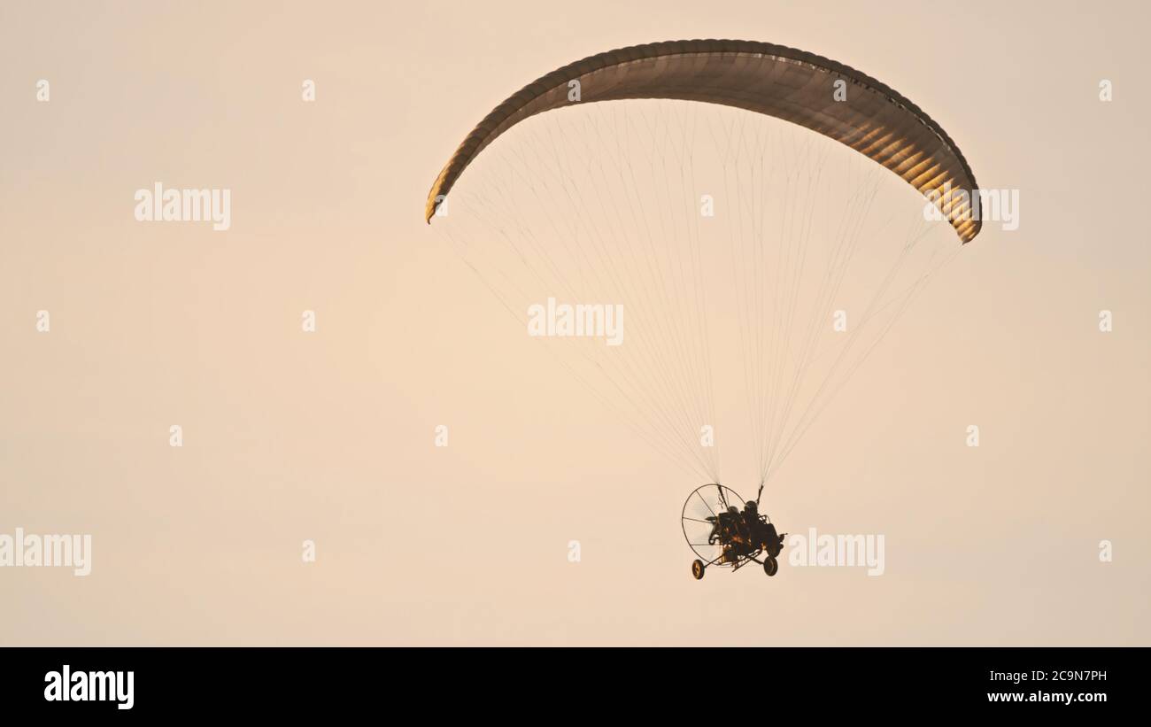 Paramotor tandem gliding flying in hi-res stock photography and images ...