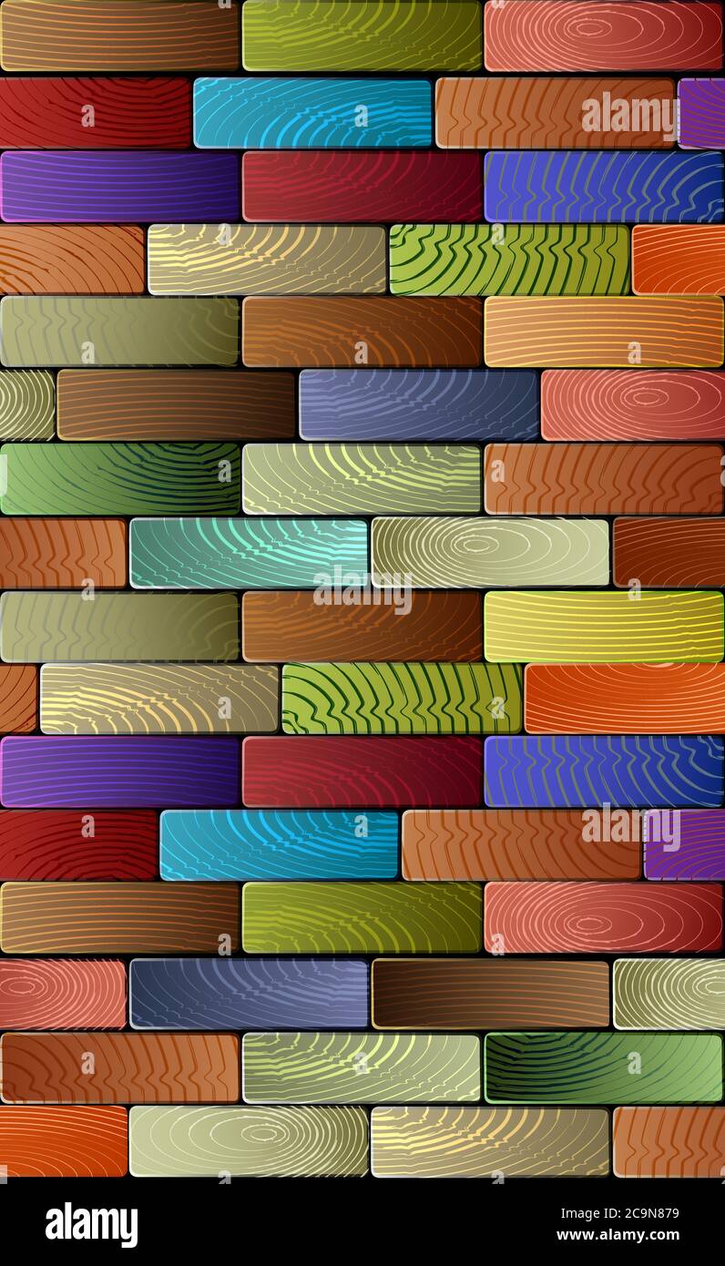 The background imitates a stack of boards from different woods Stock ...