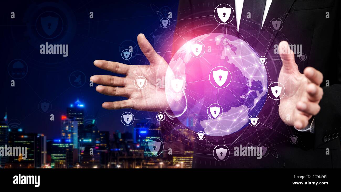 Cyber Security and Digital Data Protection Concept Stock Photo - Alamy