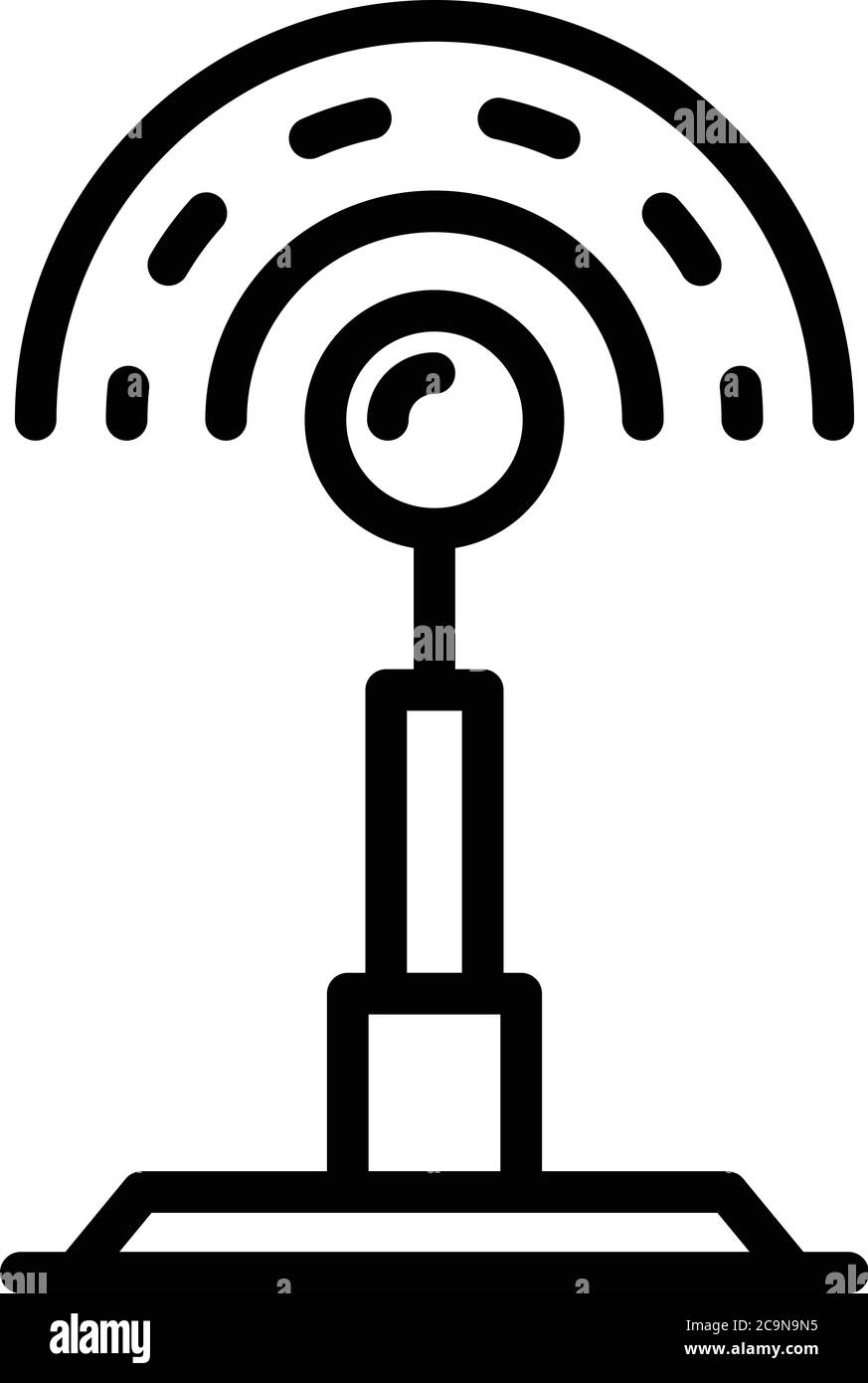 Tower remote access icon, outline style Stock Vector Image & Art - Alamy