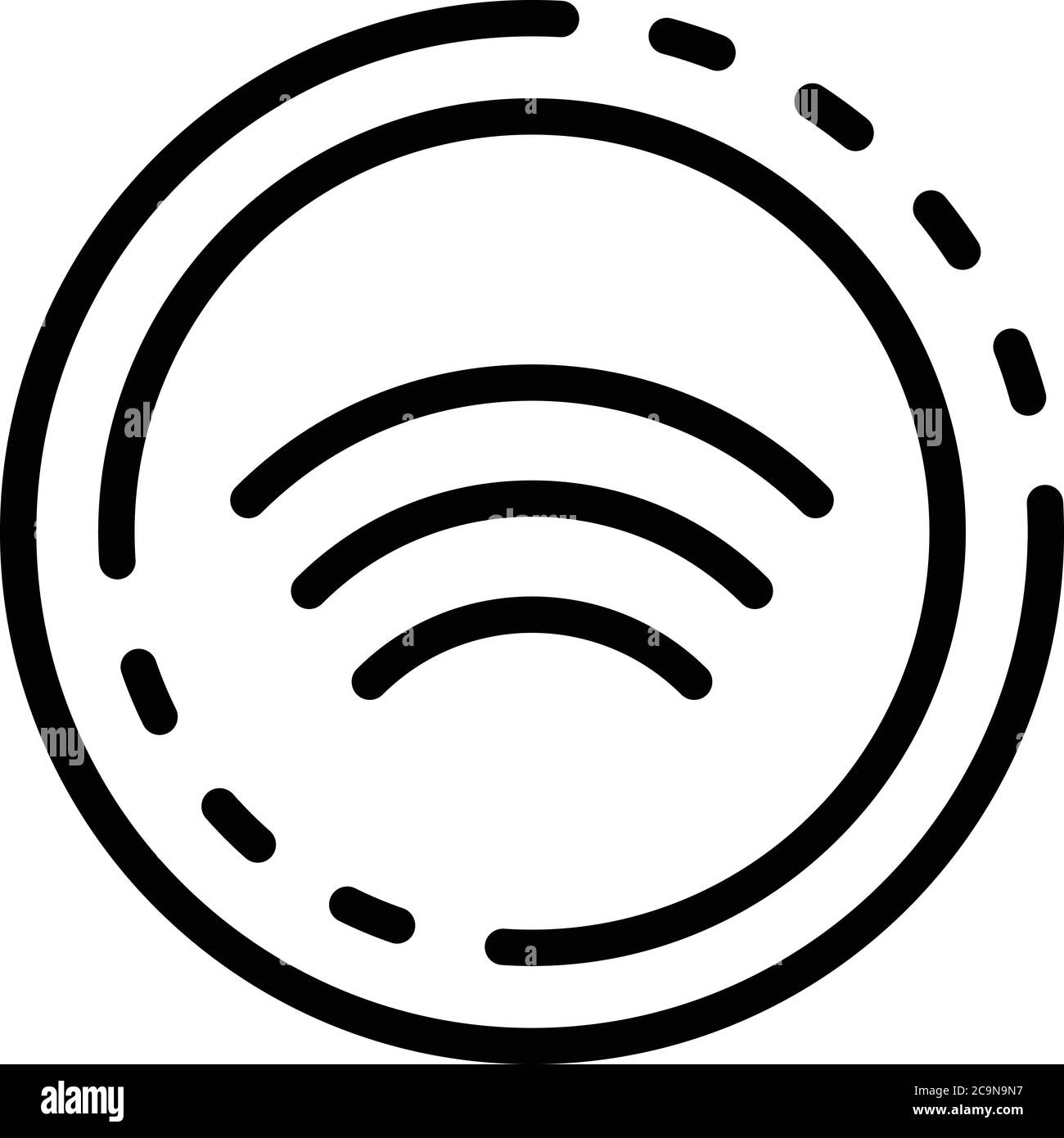 Modern remote access icon, outline style Stock Vector Image & Art - Alamy