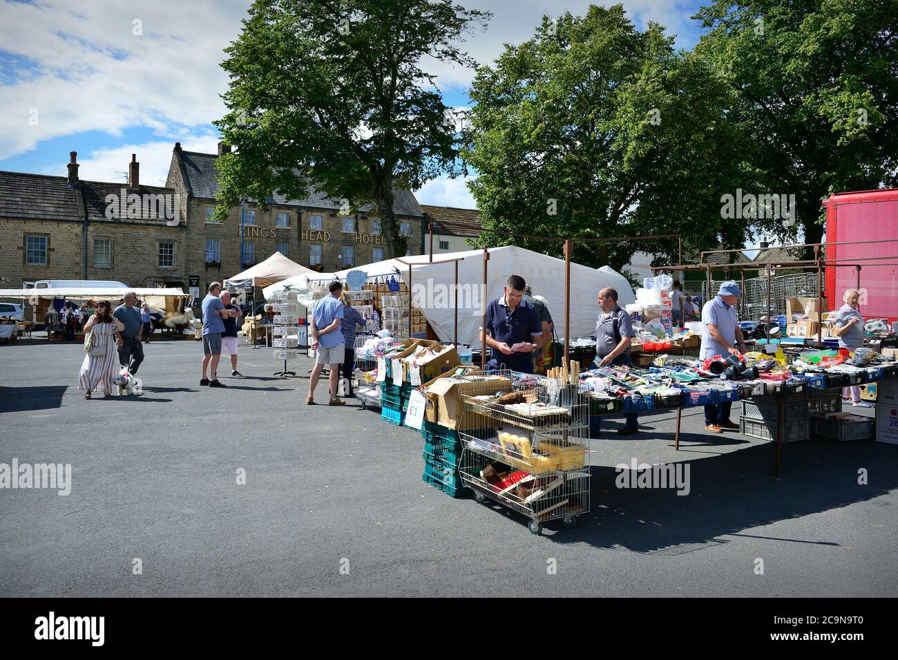 Masham Market North Yorkshire England UK Stock Photo - Alamy