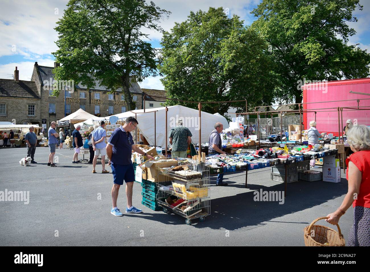 Masham Market North Yorkshire England UK Stock Photo - Alamy