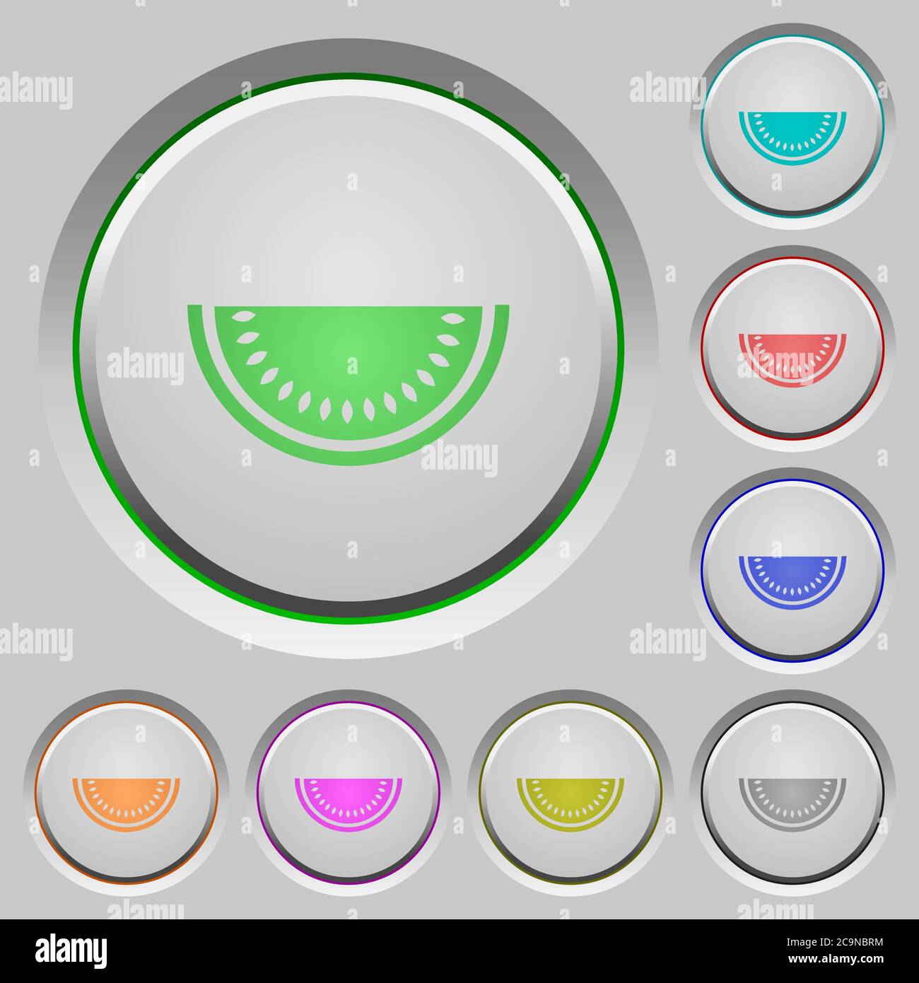 Wet seeds ripe orange Stock Vector Images - Alamy