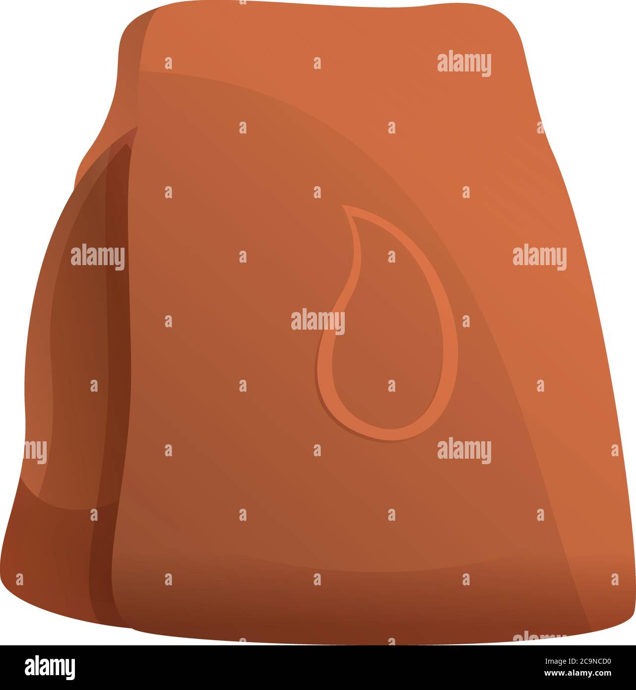 Organic bio fertilizer pack icon. Cartoon of organic bio fertilizer ...