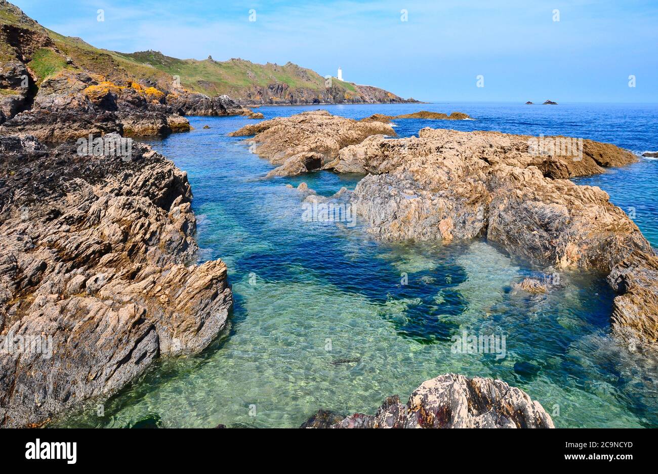 Start Point Lighthouse Stock Photo - Alamy