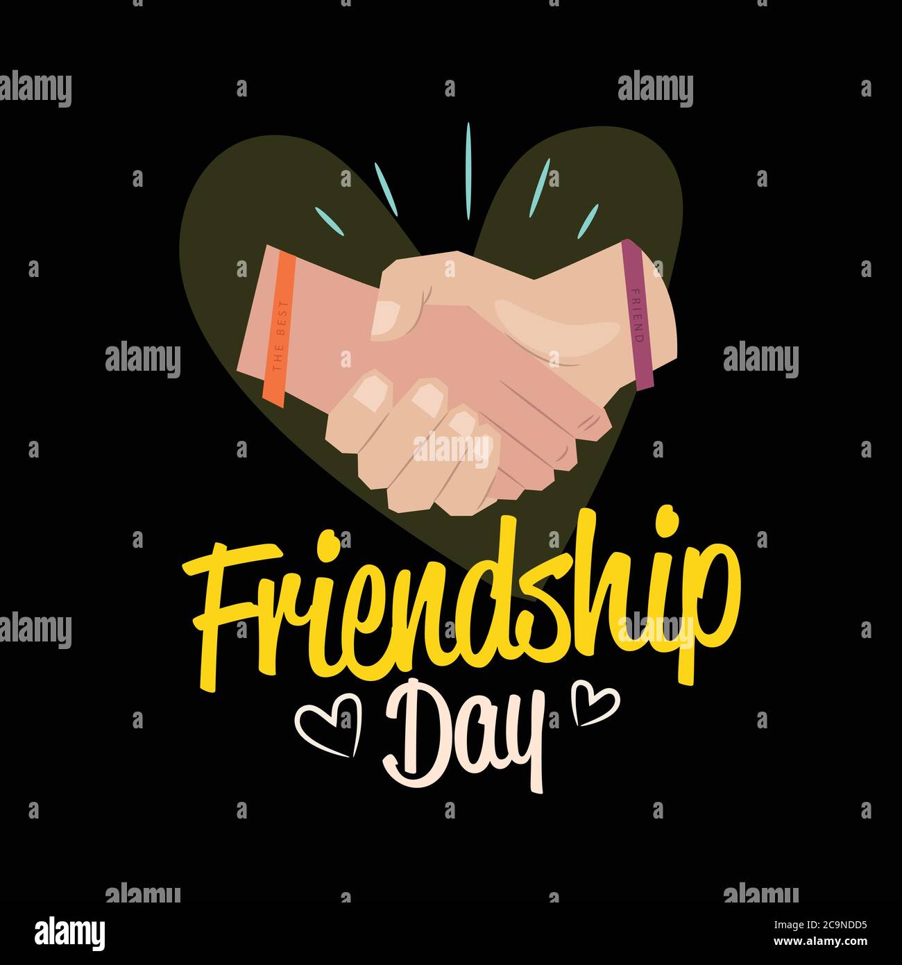 Happy friends girl hugging teenager Stock Vector Images - Alamy