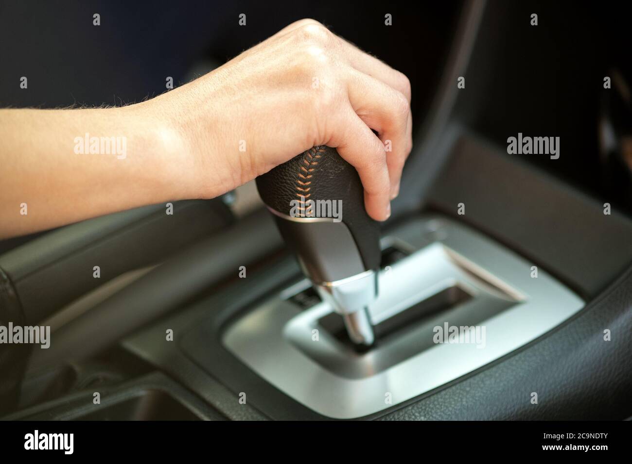 Woman stick shift car hi-res stock photography and images - Alamy