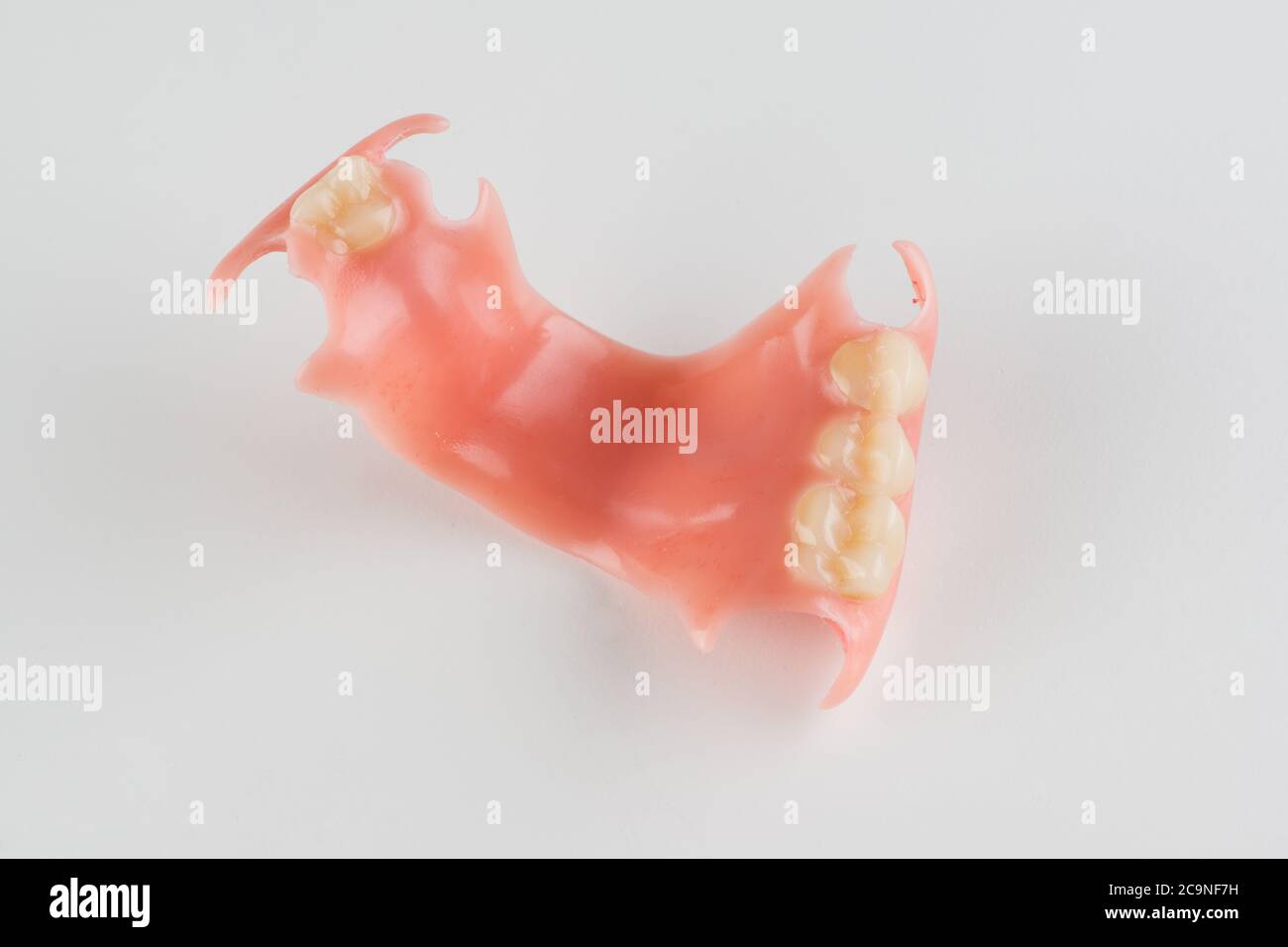 large image of a modern denture nylone on a white background Stock ...
