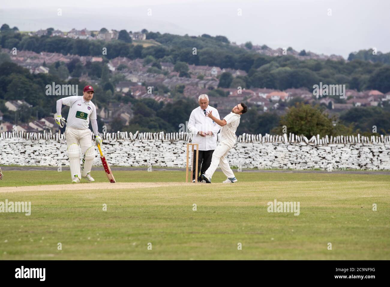 Cricket umpire and stumps hi-res stock photography and images - Alamy