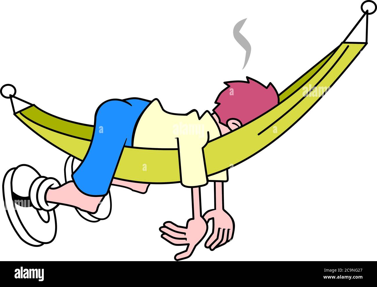 Man sleepy face in Cut Out Stock Images & Pictures - Alamy