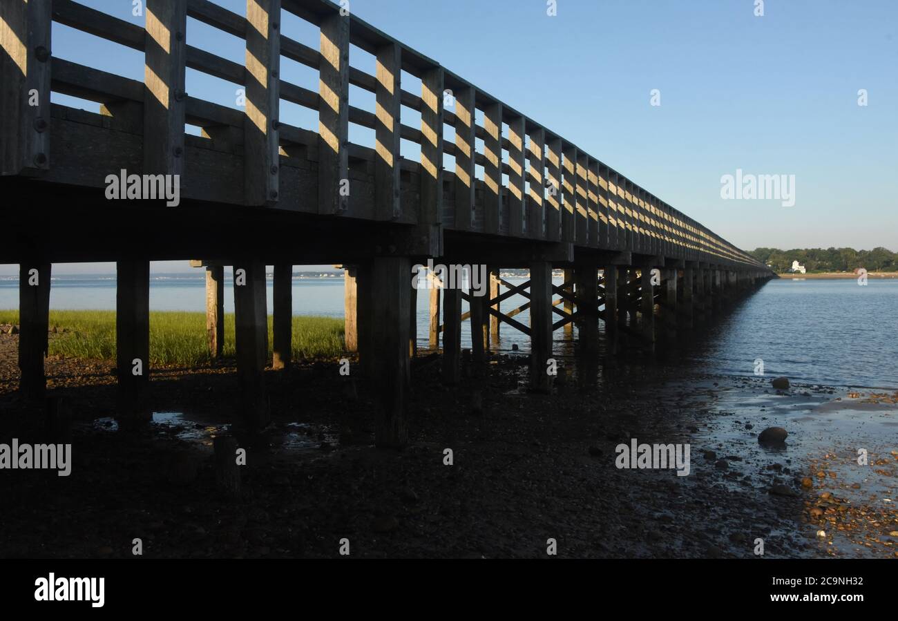 Powder point bridge duxbury hi-res stock photography and images - Alamy