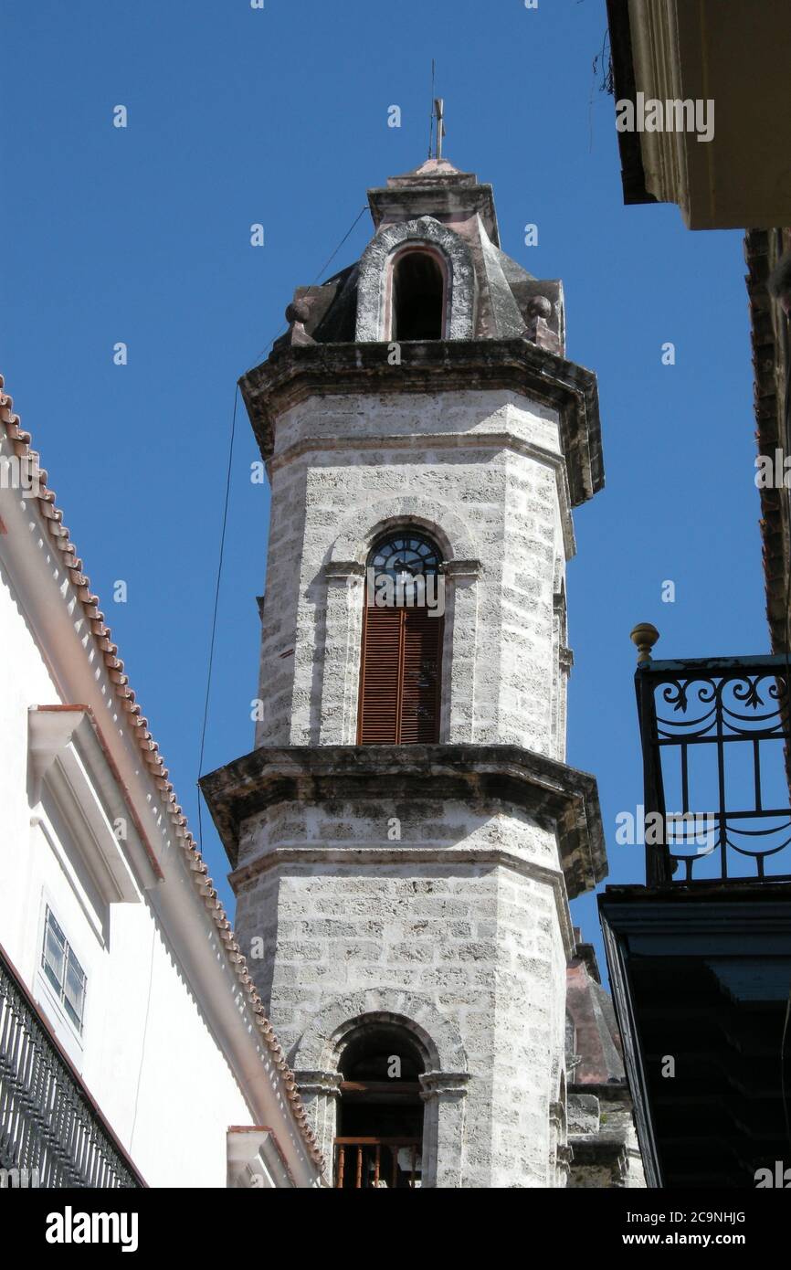 Clock tower, Catedral de San Cristobal, Christopher Columbus’ remains ...