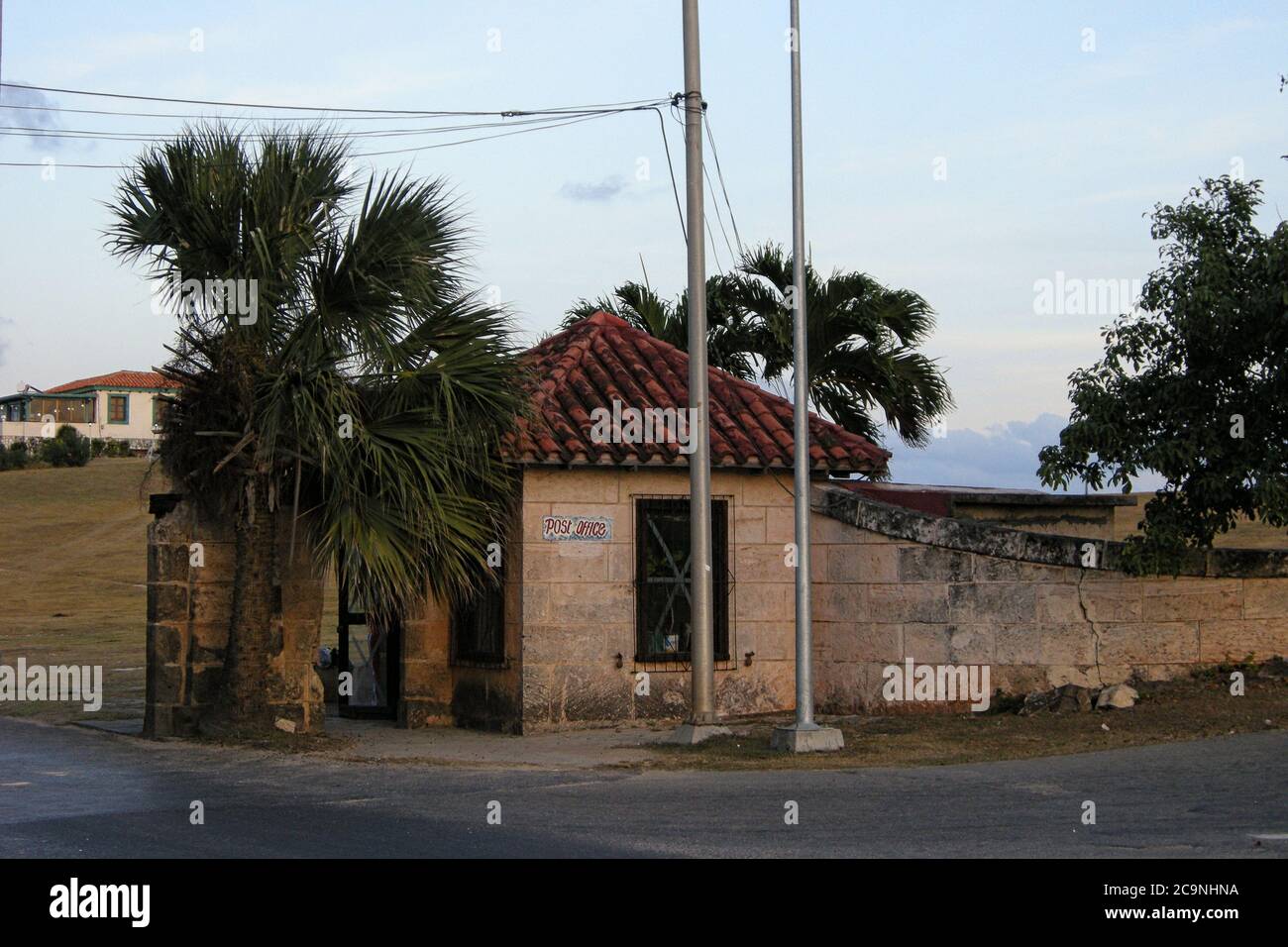 Old stone Post Office In Varadero Cuba Stock Photo - Alamy