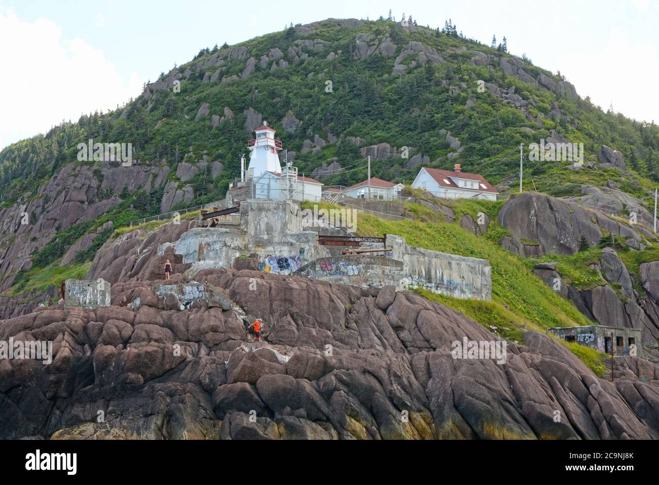 Fort Amherst Lighthouse, St. John's, Newfoundland Stock Photo - Alamy